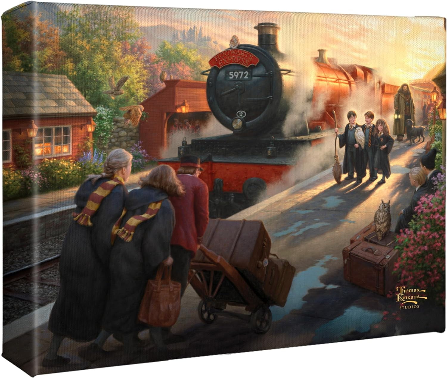 Thomas Kinkade Harry Potter™ Hogwarts Express™ 8" x 10" Gallery Wrapped Canvas - Walmart.com