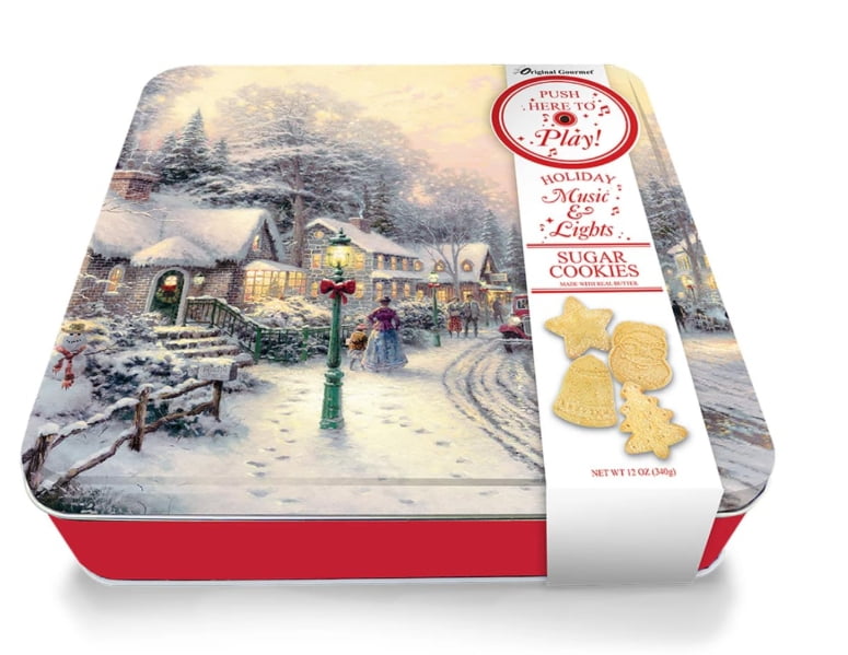 Thomas Kinkade Sugar Cookies Holiday Music & Lights 12 oz - Walmart.com