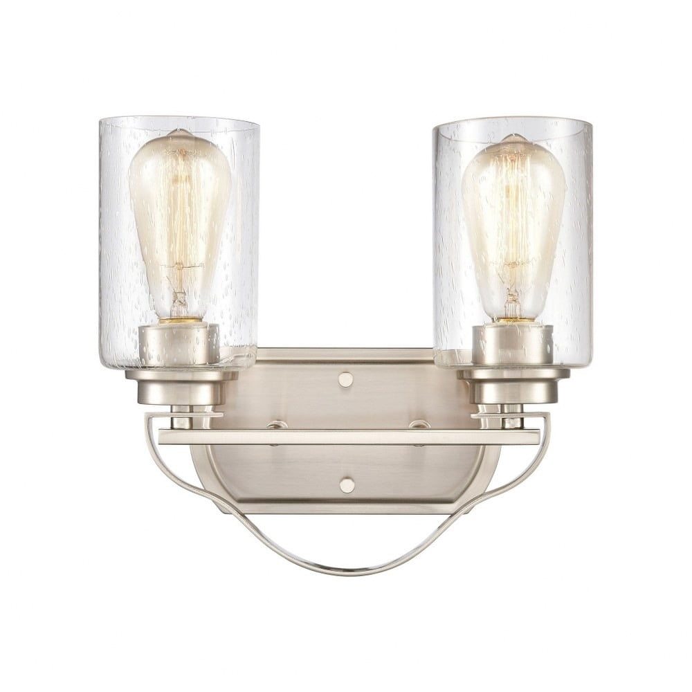 Thomas Lighting - 2 Light Bath Vanity-Brushed Nickel Finish - Walmart.com