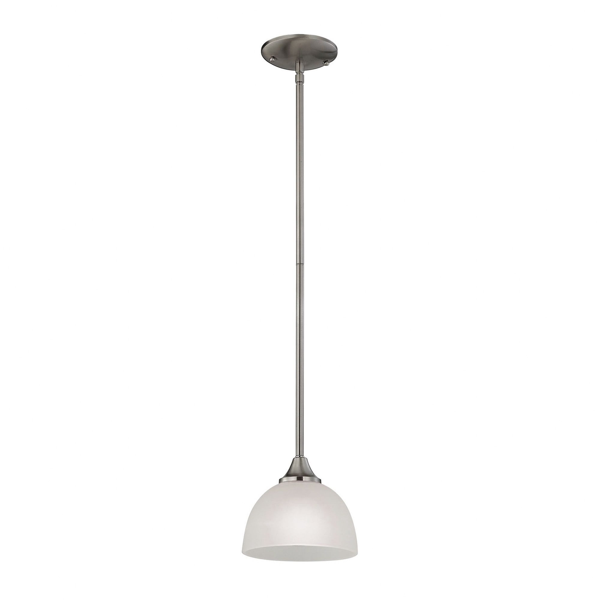 Thomas Lighting - Bristol Lane - One Light Mini Pendant-Brushed Nickel ...