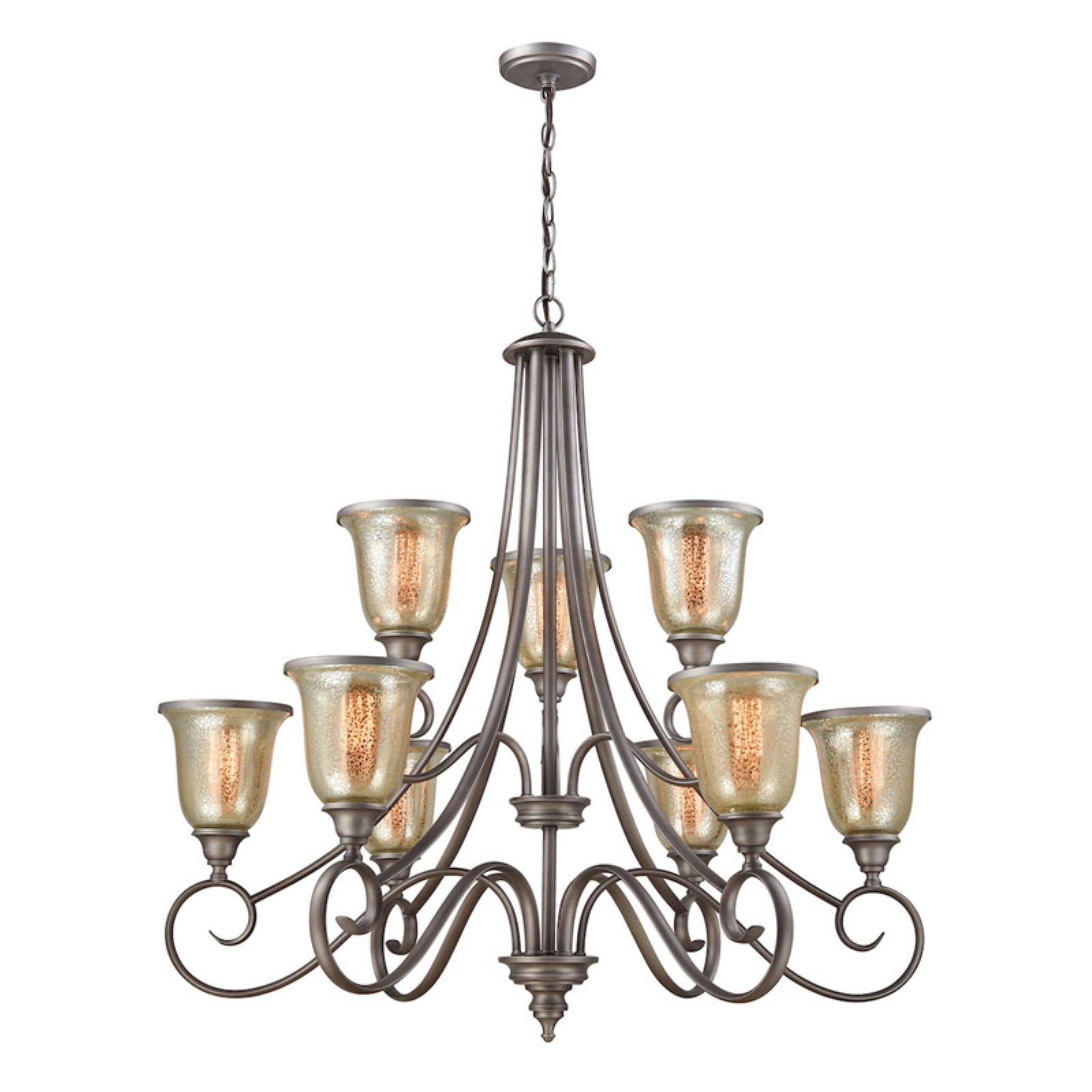 Thomas Lighting Cn230927 Georgetown 9 Light 36" Wide Chandelier ...