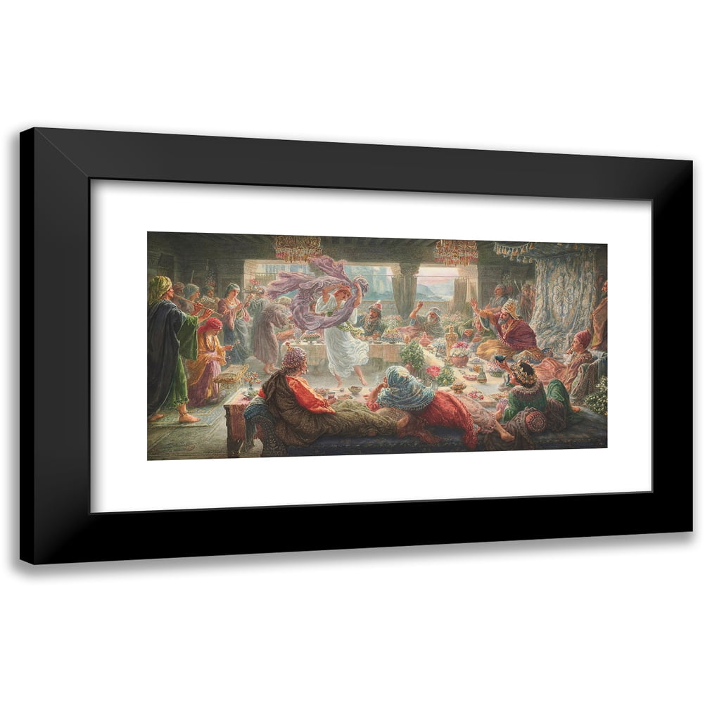 Thomas Matthews Rooke 24x14 Black Modern Framed Museum Art Print Titled ...