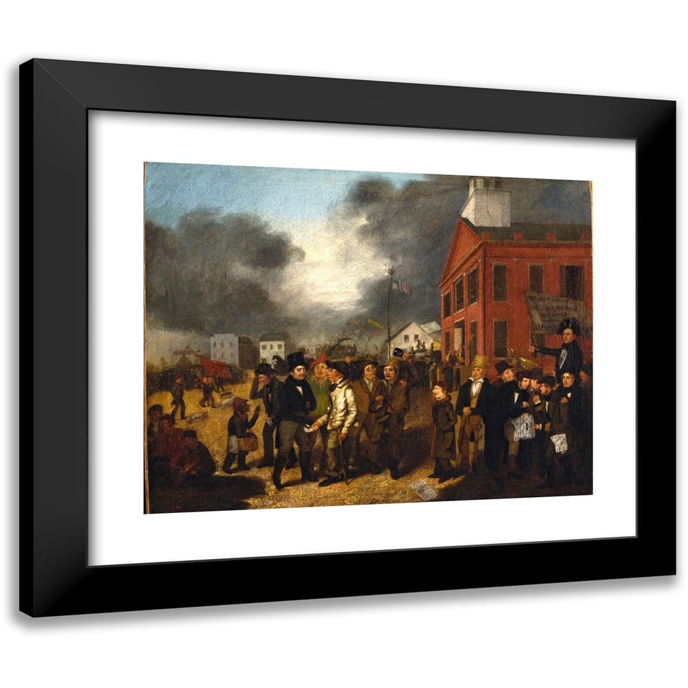 Thomas Mickell Burnham 24x20 Black Modern Framed Museum Art Print ...