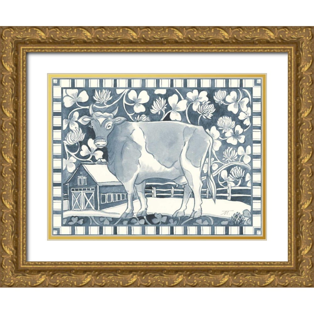 Thomas, Miranda 14x12 Gold Ornate Wood Framed with Double Matting ...
