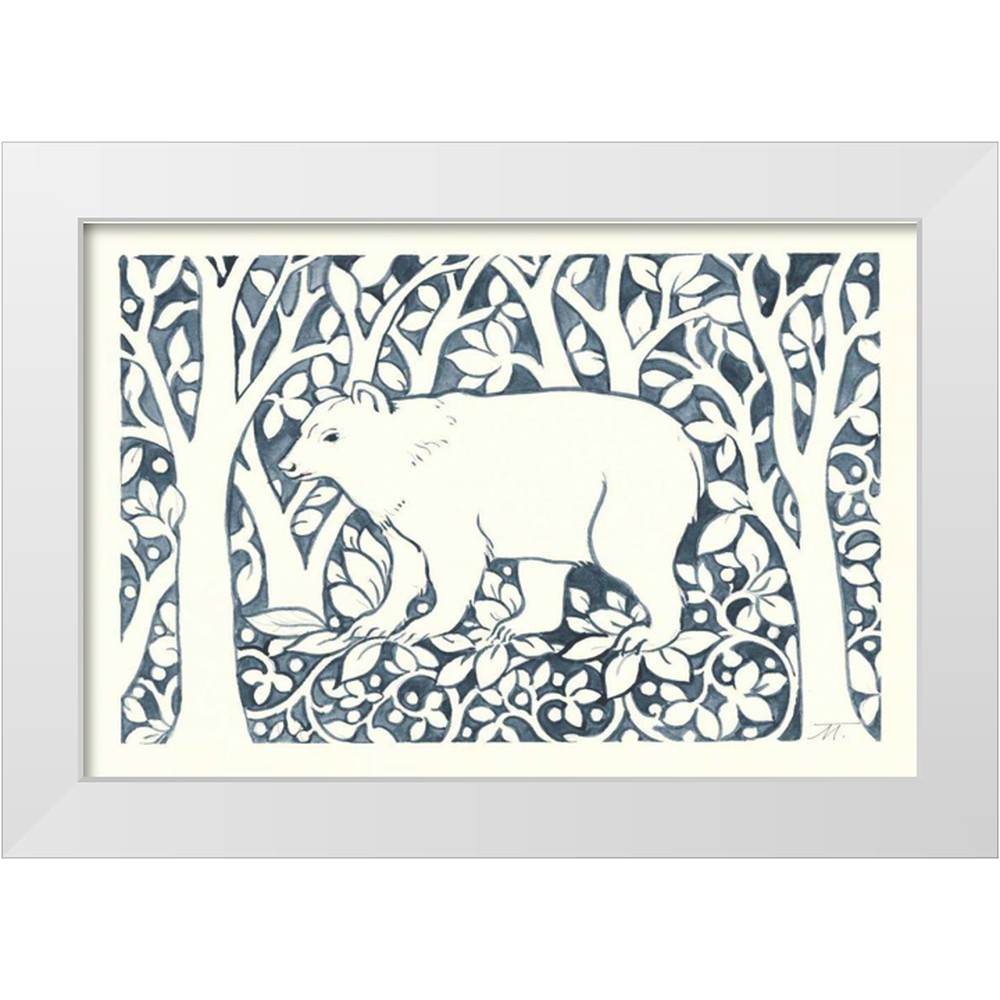 Thomas, Miranda 24x17 White Modern Wood Framed Museum Art Print Titled ...
