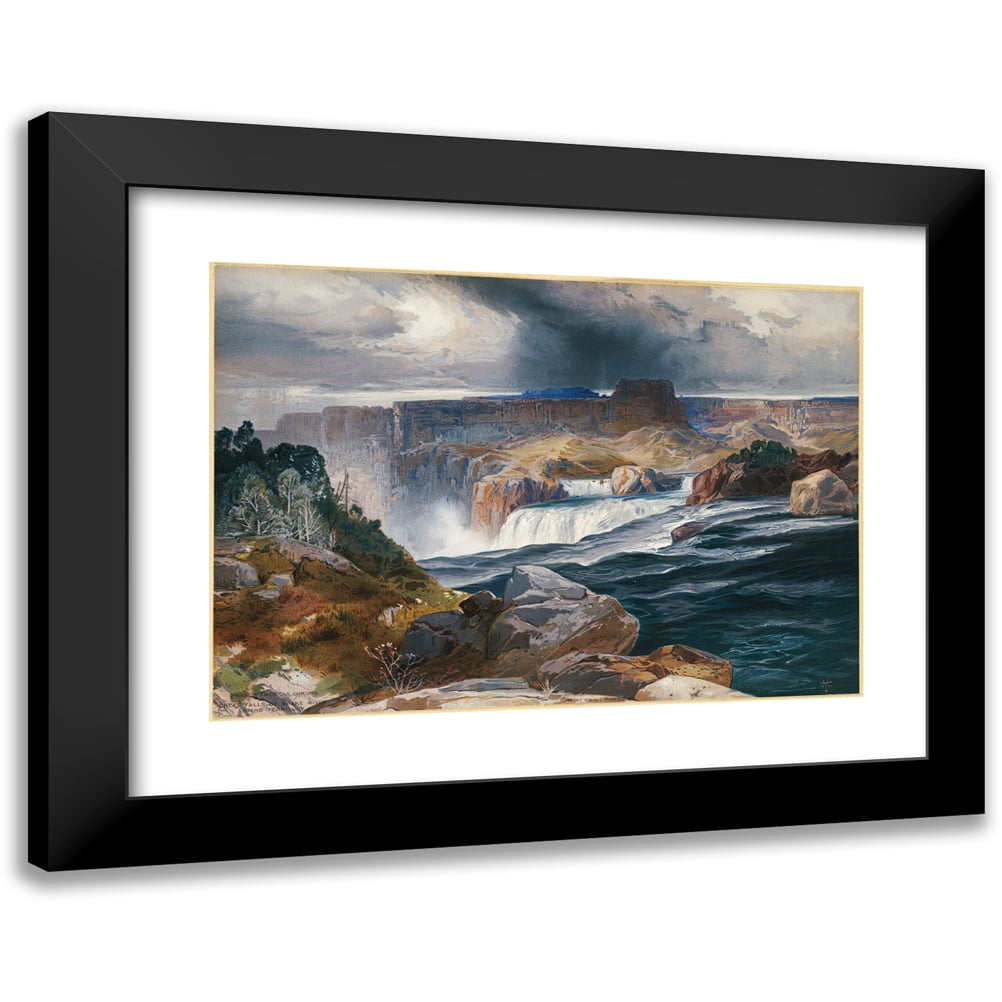 Thomas Moran 14x11 Black Modern Framed Museum Art Print Titled - Great ...