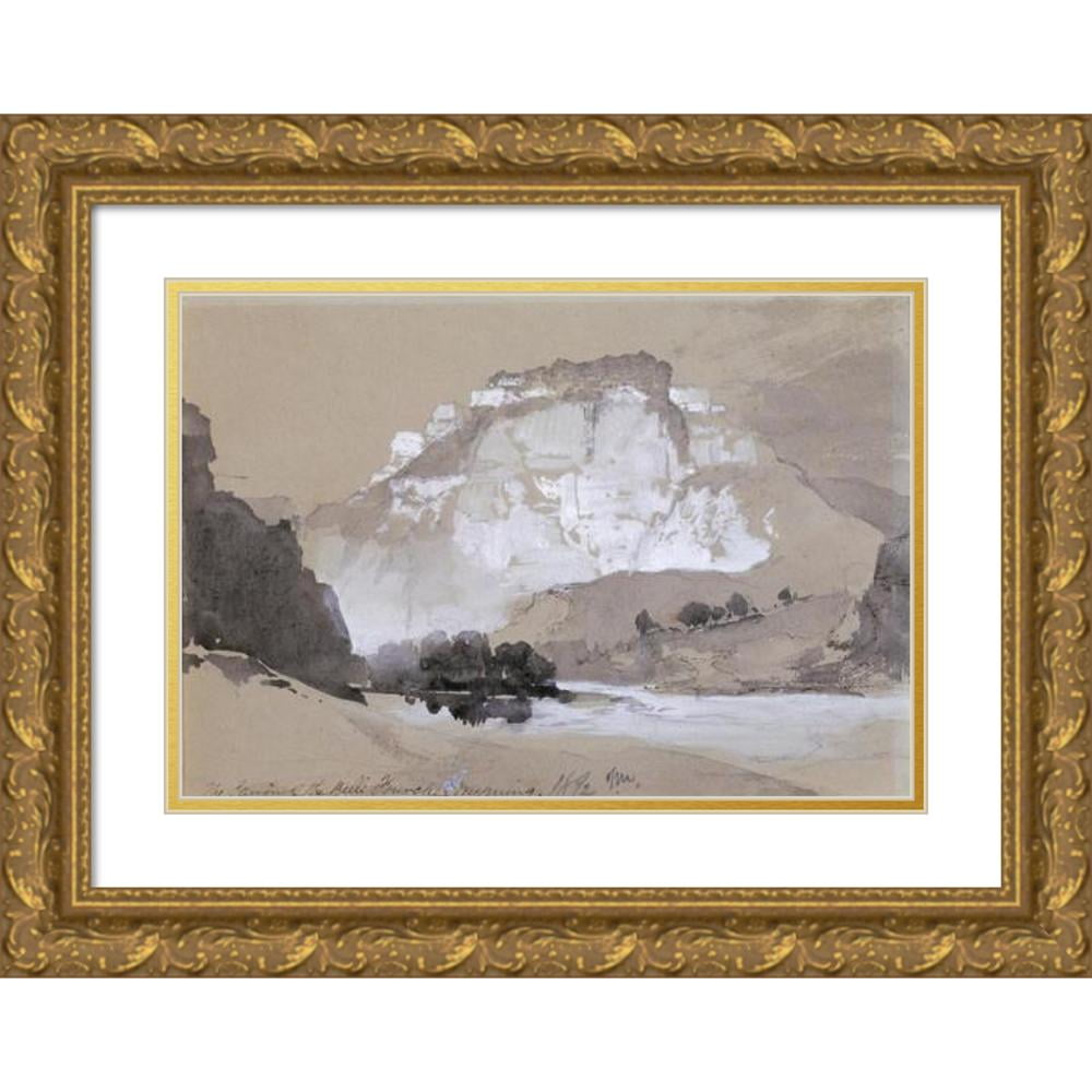 Thomas Moran 14x11 Gold Ornate Wood Frame and Double Matted Museum Art ...