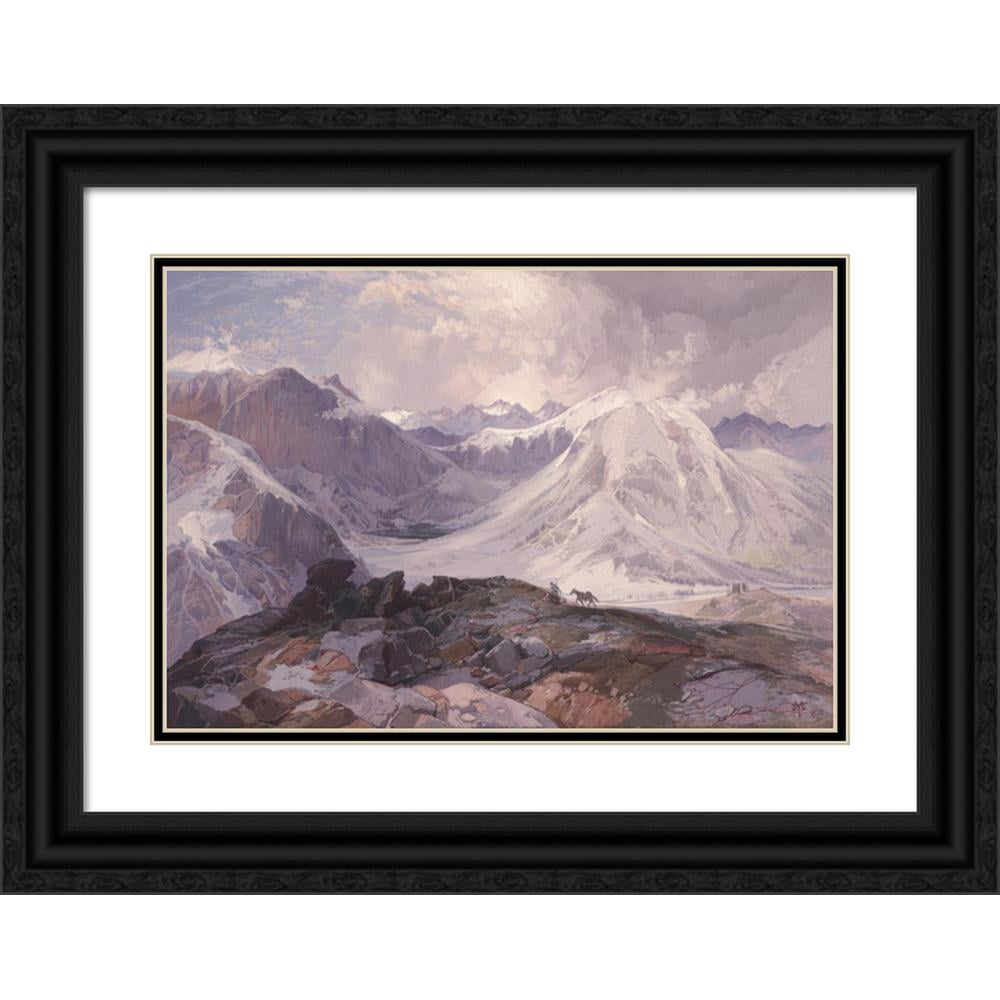 Thomas Moran 24x18 Black Ornate Framed Double Matted Museum Art Print ...