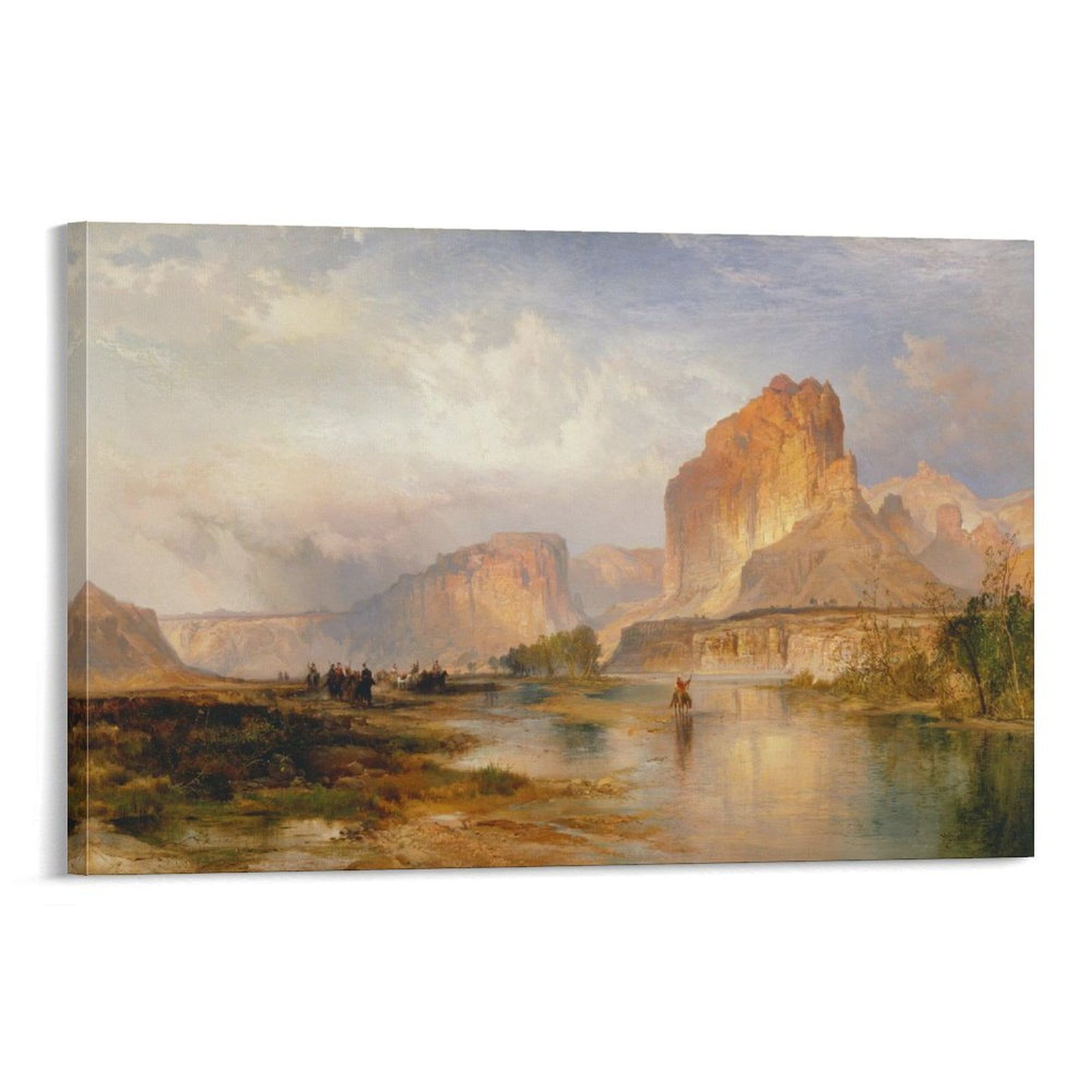 Thomas Moran Cliffs of Green River By Thomas Moran Art Prints Paintings ...