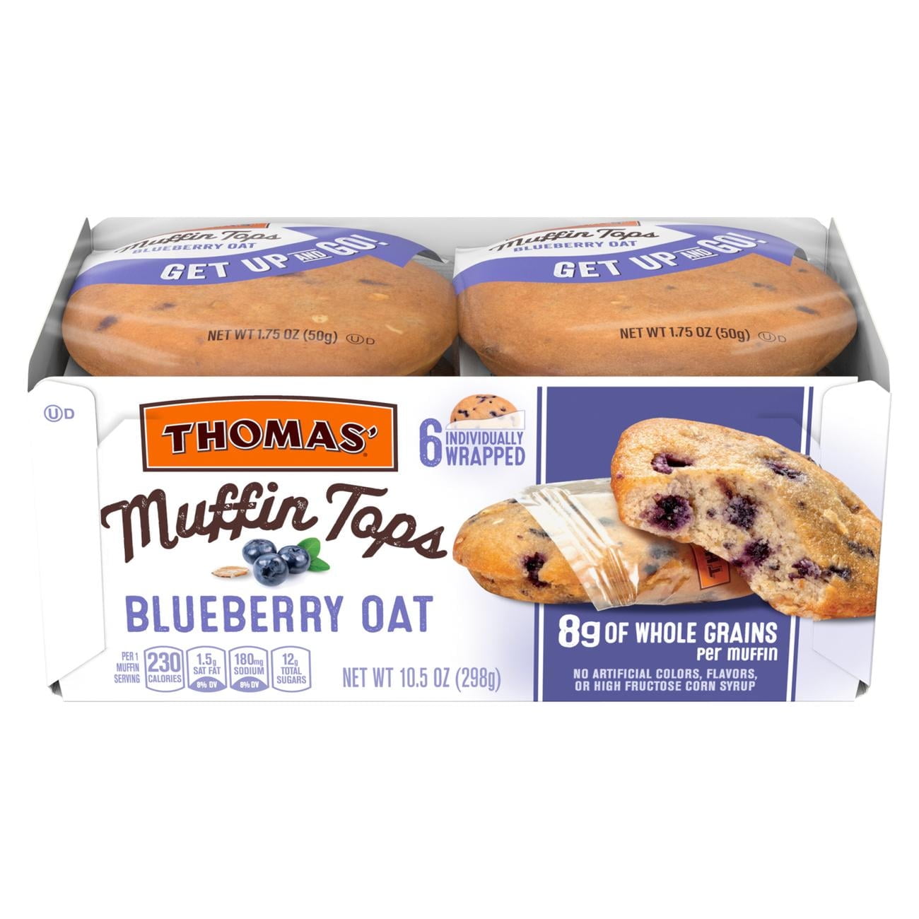 Thomas' Muffin Tops - Blueberry Oat, 6 ct - muffin tops, chocolate chip ...
