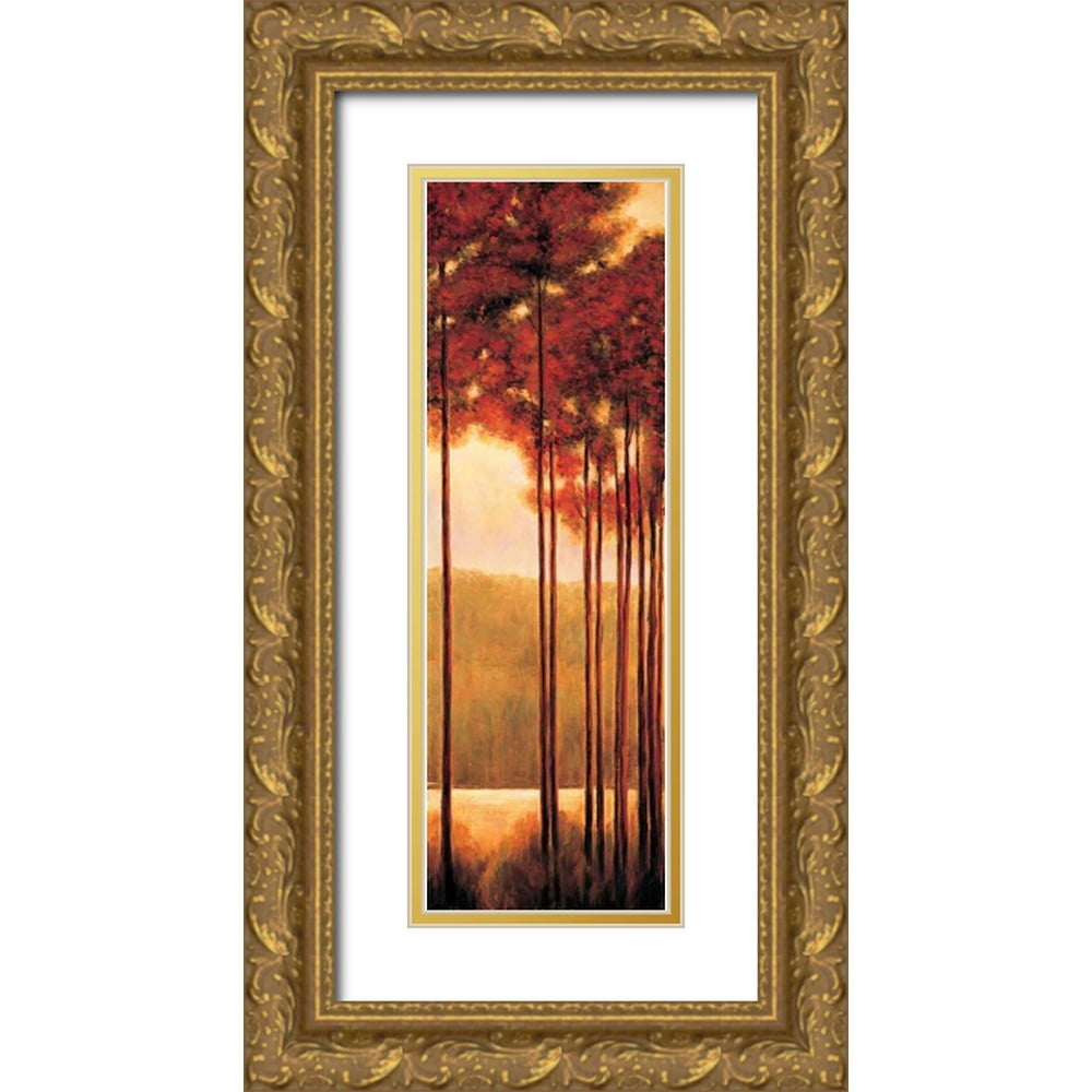 Thomas, Neil 11x24 Gold Ornate Wood Framed with Double Matting Museum ...