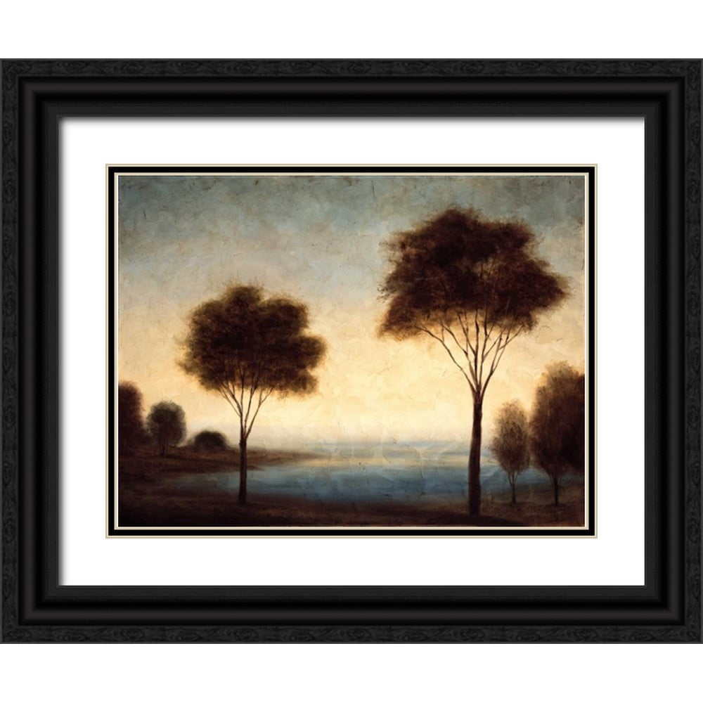 Thomas, Neil 14x12 Black Ornate Wood Framed with Double Matting Museum ...