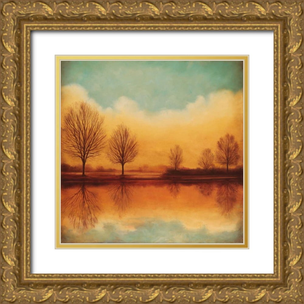 Thomas, Neil 15x15 Gold Ornate Wood Framed with Double Matting Museum ...