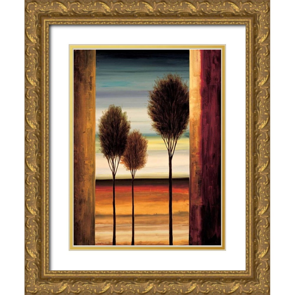 Thomas, Neil 19x24 Gold Ornate Wood Framed with Double Matting Museum ...