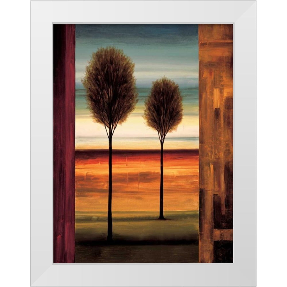 Thomas, Neil 19x24 White Modern Wood Framed Museum Art Print Titled ...