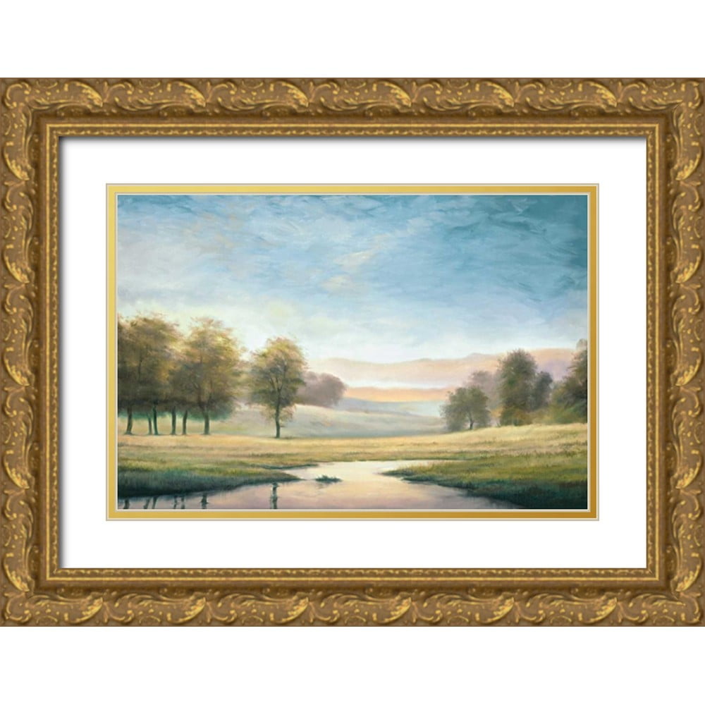 Thomas, Neil 24x17 Gold Ornate Wood Framed with Double Matting Museum ...