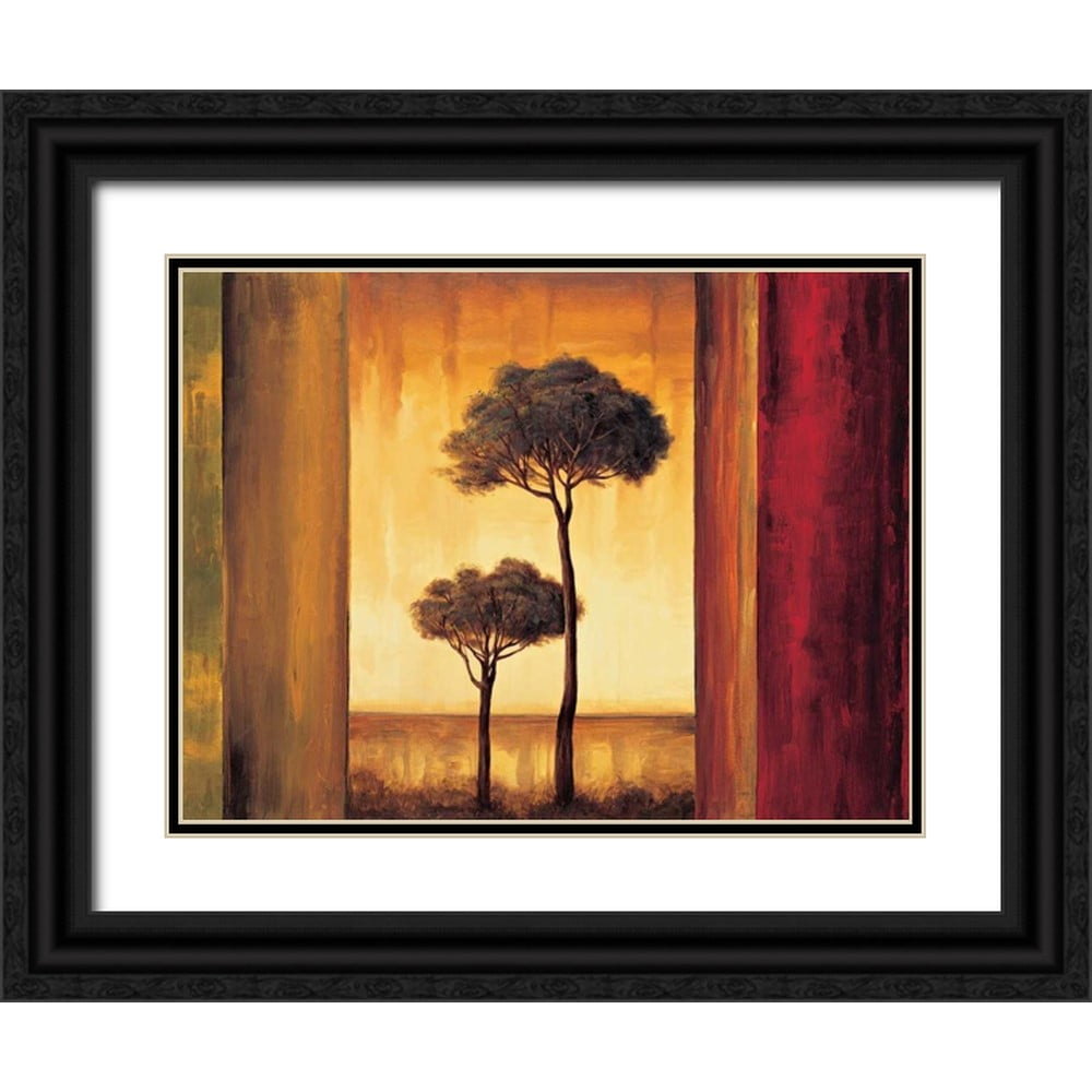 Thomas, Neil 24x19 Black Ornate Wood Framed with Double Matting Museum ...