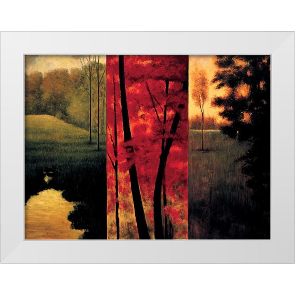 Thomas, Neil 24x19 White Modern Wood Framed Museum Art Print Titled ...