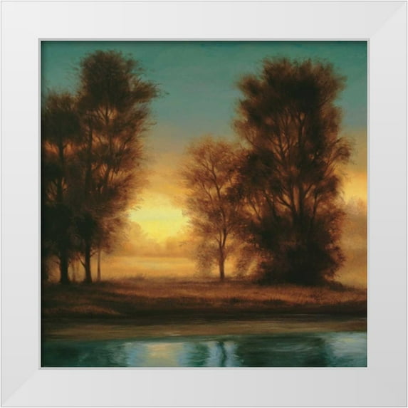 Thomas, Neil 26x26 White Modern Wood Framed Museum Art Print Titled ...