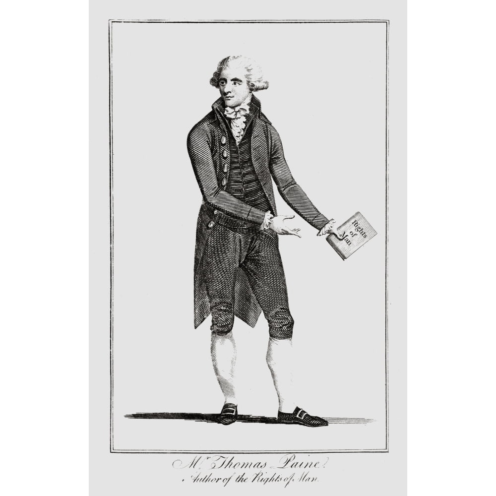 Thomas Paine 1737-1809. English-born American writer and political ...