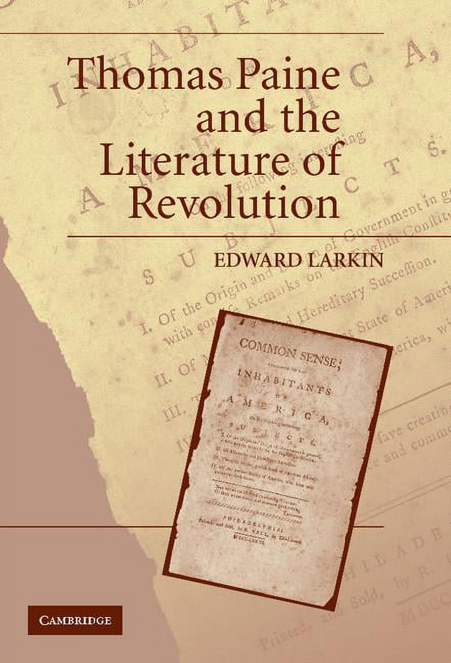 Thomas Paine and the Literature of Revolution, (Hardcover) - Walmart.com