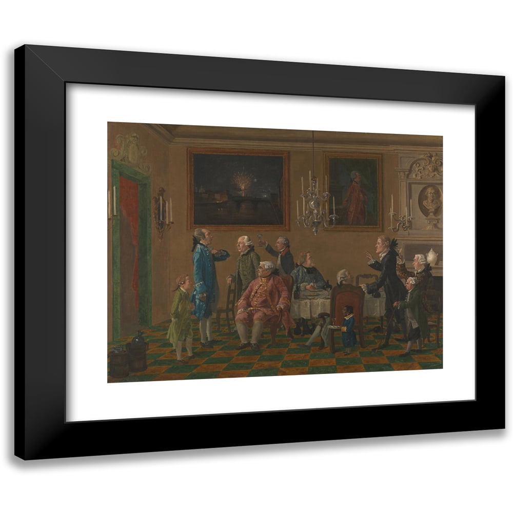 Thomas Patch 14x12 Black Modern Framed Museum Art Print Titled ...