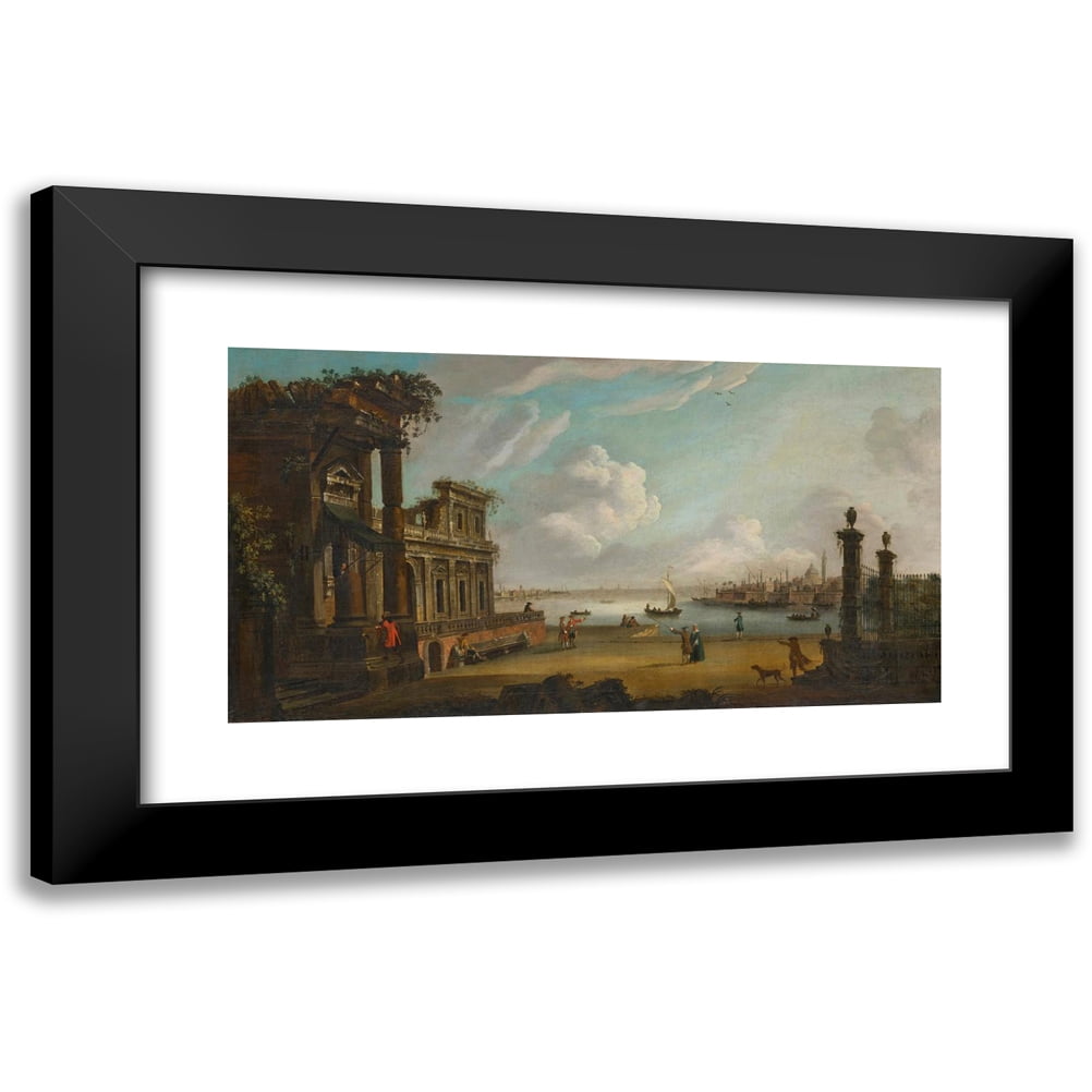 Thomas Patch 18x11 Black Modern Framed Museum Art Print Titled - At ...