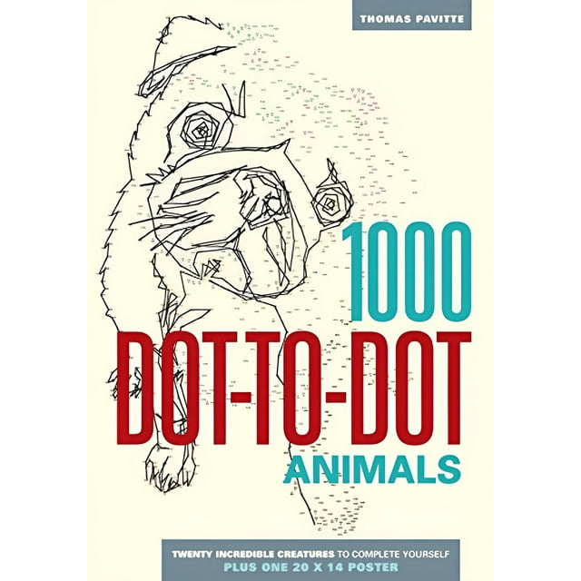 Thomas Pavitte: 1000 Dot-to-Dot: Animals, Book 1 (Paperback) - Walmart.com