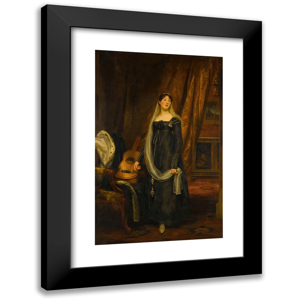 Thomas Phillips 11x14 Black Modern Framed Museum Art Print Titled ...