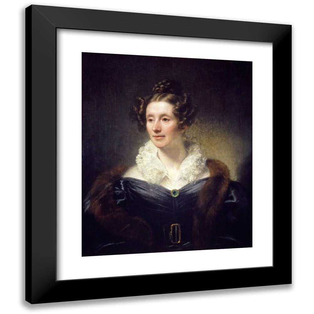 Thomas Phillips 15x18 Black Modern Framed Museum Art Print Titled ...