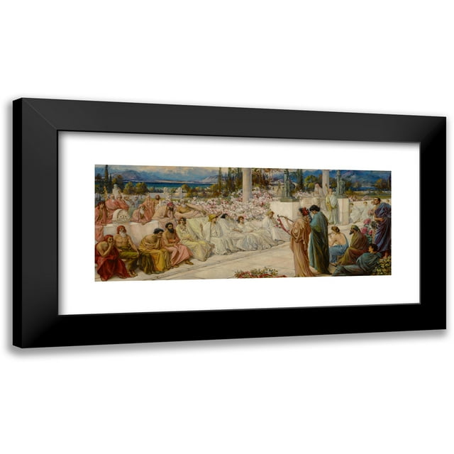 Thomas Ralph Spence 14x8 Black Modern Framed Museum Art Print Titled ...