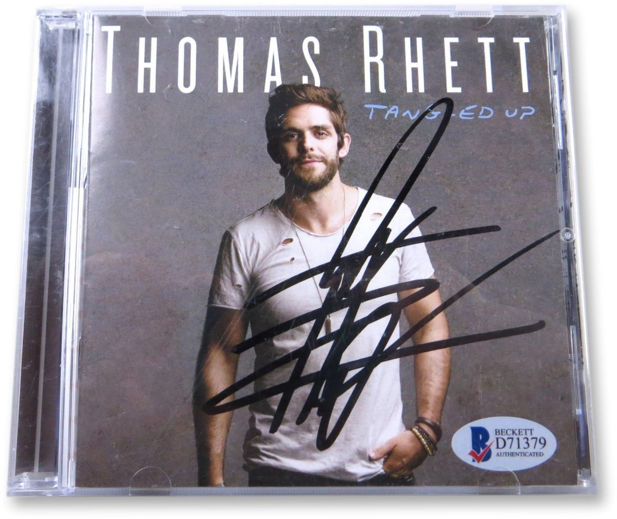Thomas Rhett Signed Autographed CD Booklet Tangled Up Beckett BAS ...