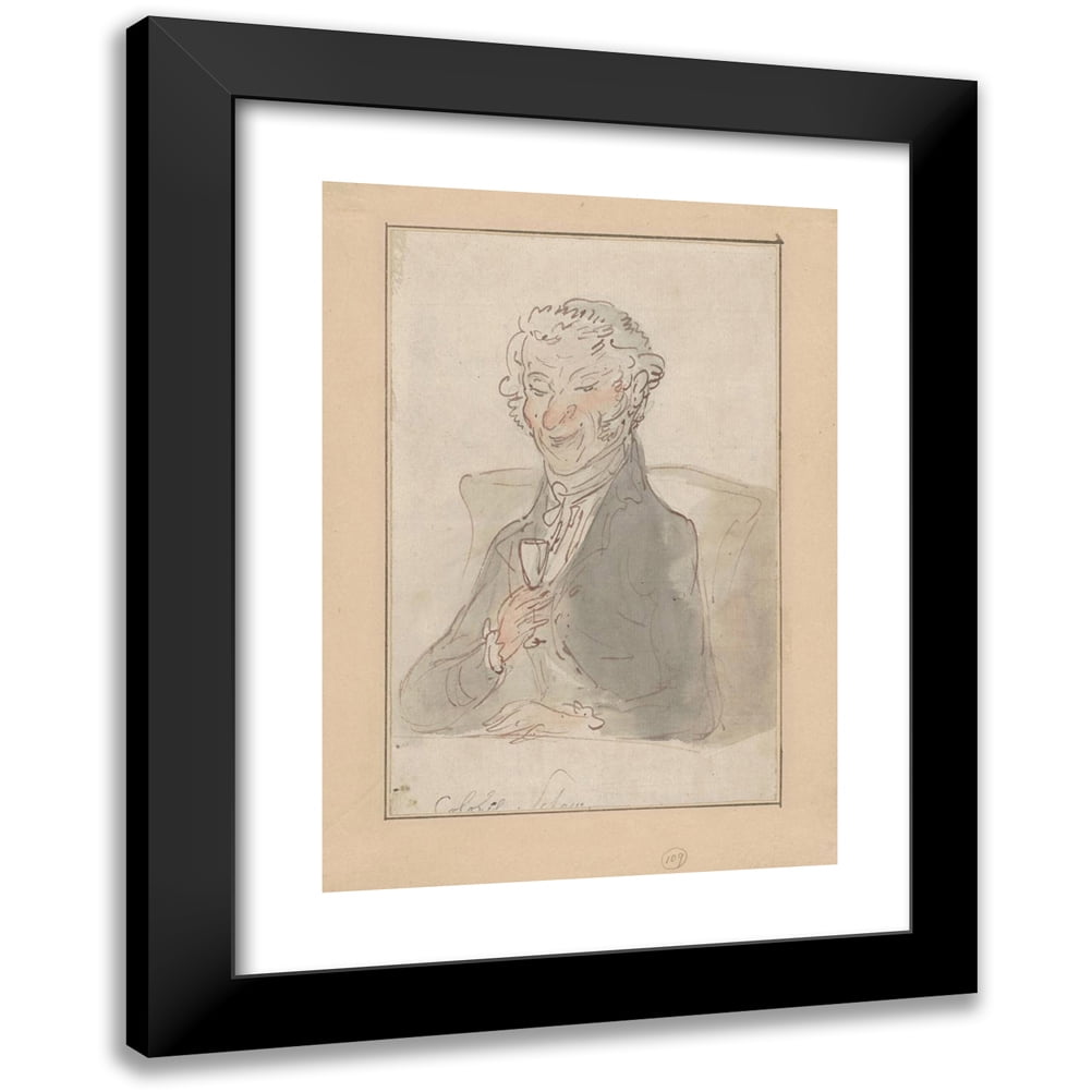 Thomas Rowlandson 11x14 Black Modern Framed Museum Art Print Titled ...