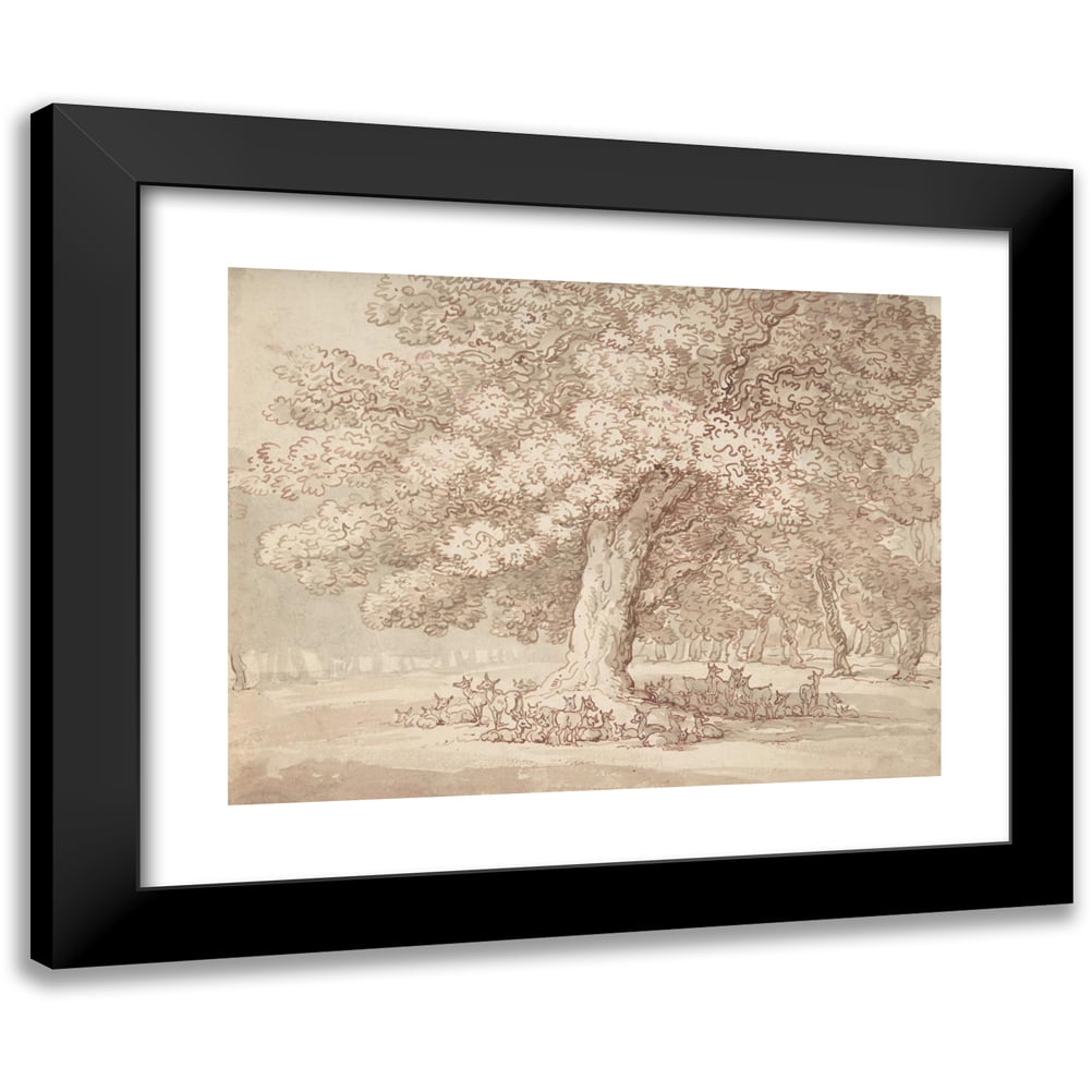 Thomas Rowlandson 18x15 Black Modern Framed Museum Art Print Titled ...