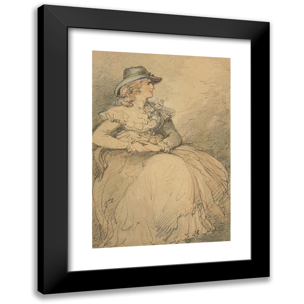 Thomas Rowlandson 18x24 Black Modern Framed Museum Art Print Titled ...