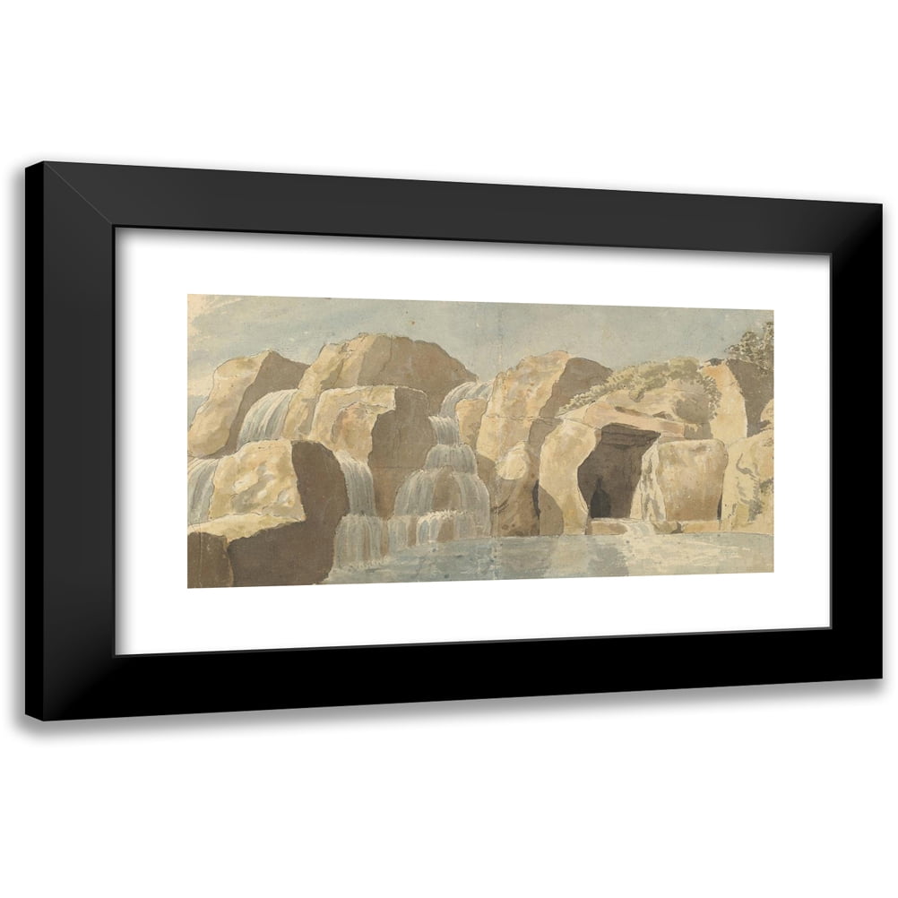 Thomas Sandby 14x9 Black Modern Framed Museum Art Print Titled - Design ...