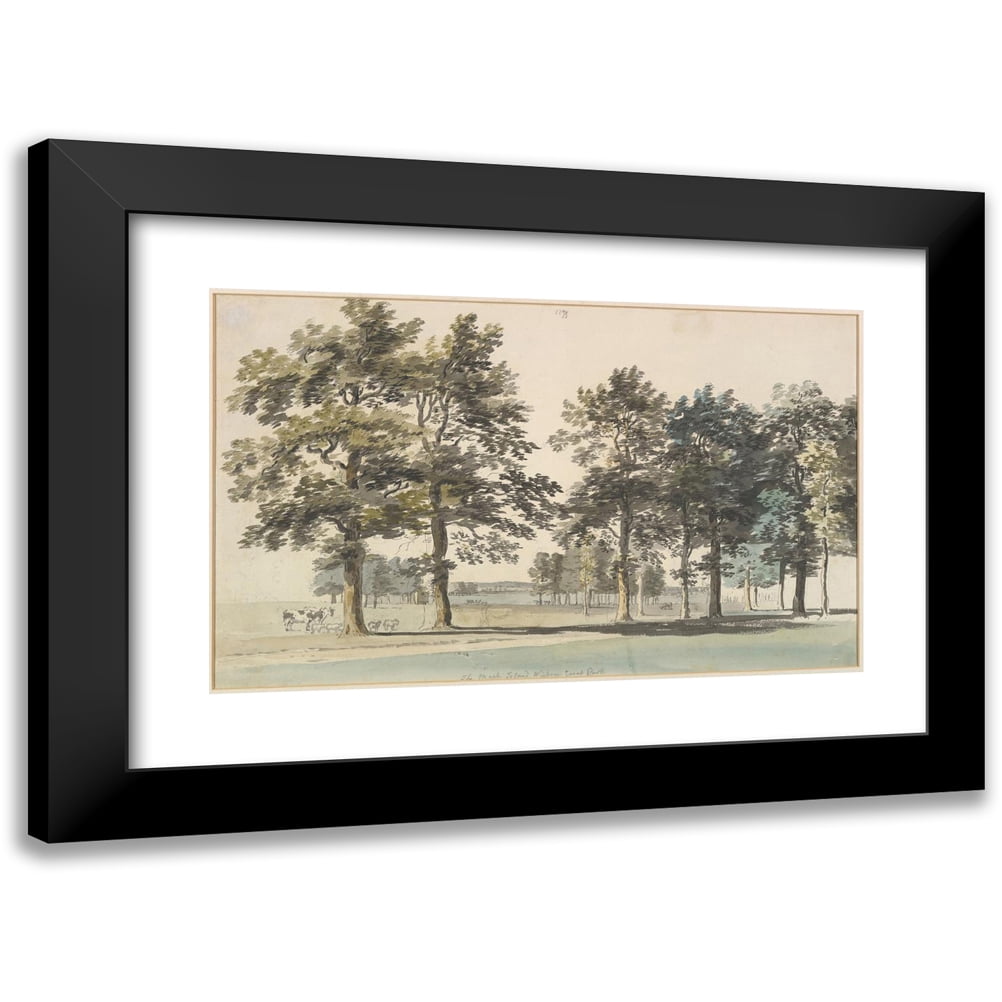 Thomas Sandby 18x13 Black Modern Framed Museum Art Print Titled - The ...