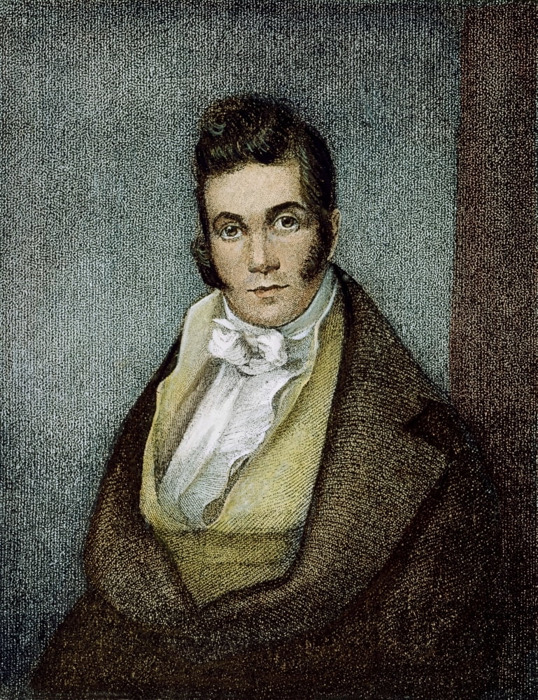 Thomas Say. Namerican Entomologist. Stipple Engraving American 19Th ...