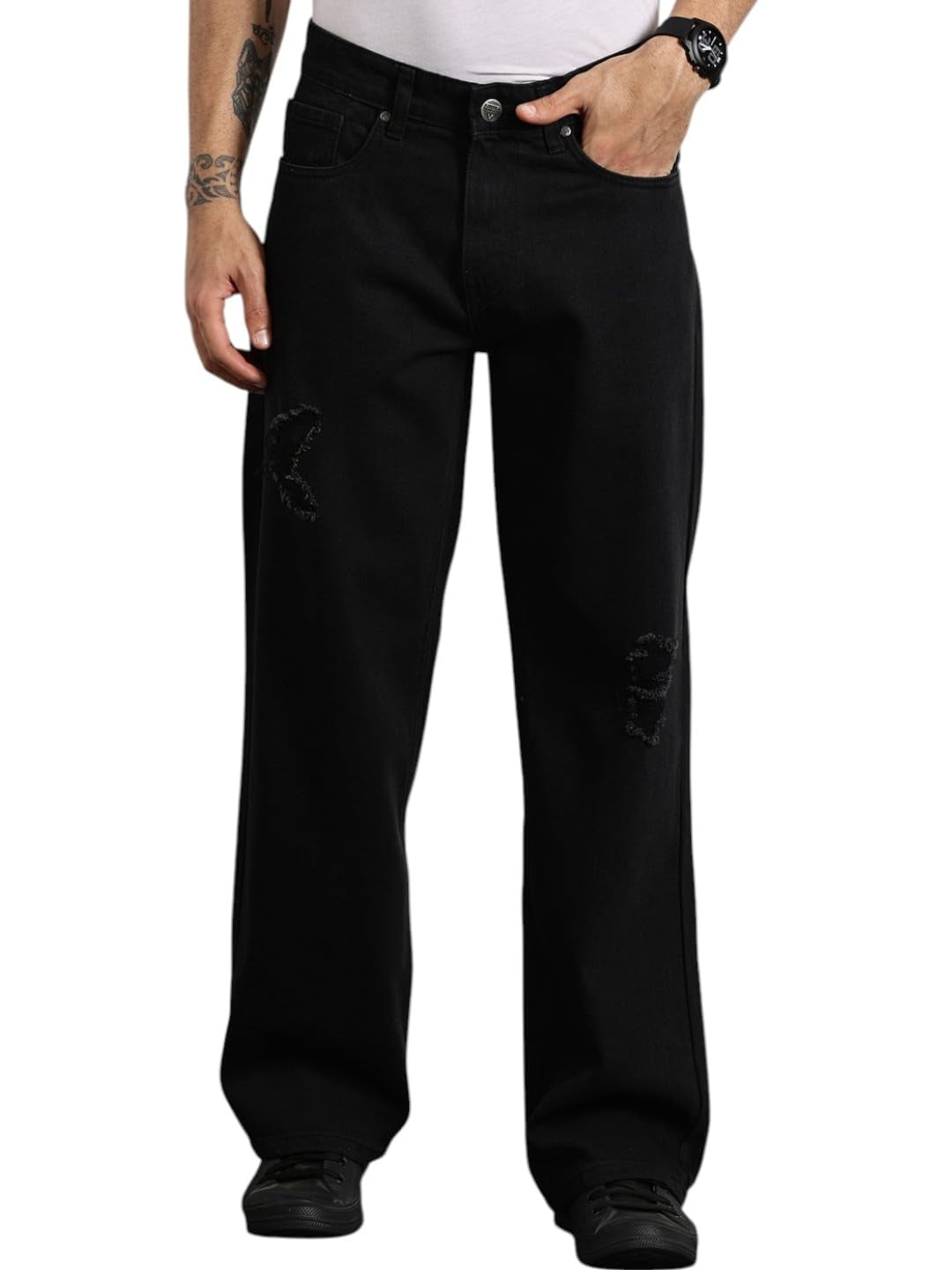 Thomas Scott Men'S | Relaxed Fit | Mild Wash | Wide Leg | Baggy Fit ...