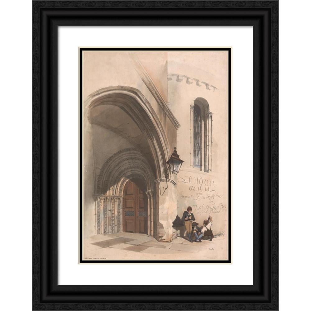 Thomas Shotter Boys 14x18 Black Ornate Wood Framed Double Matted Museum ...