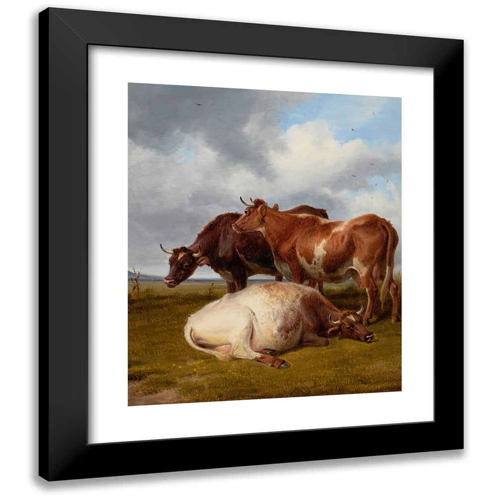 Thomas Sidney Cooper 12x14 Black Modern Framed Museum Art Print Titled ...