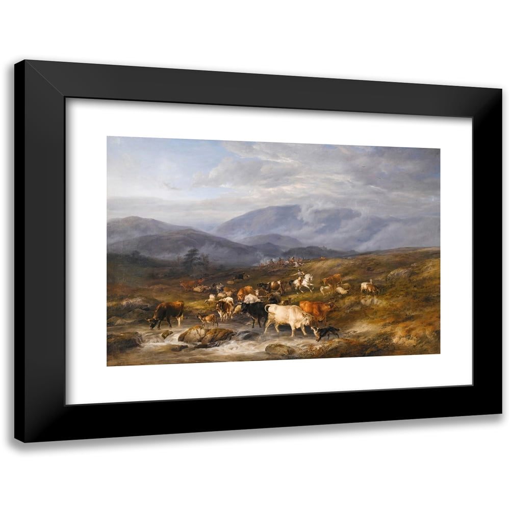 Thomas Sidney Cooper 18x14 Black Modern Framed Museum Art Print Titled ...