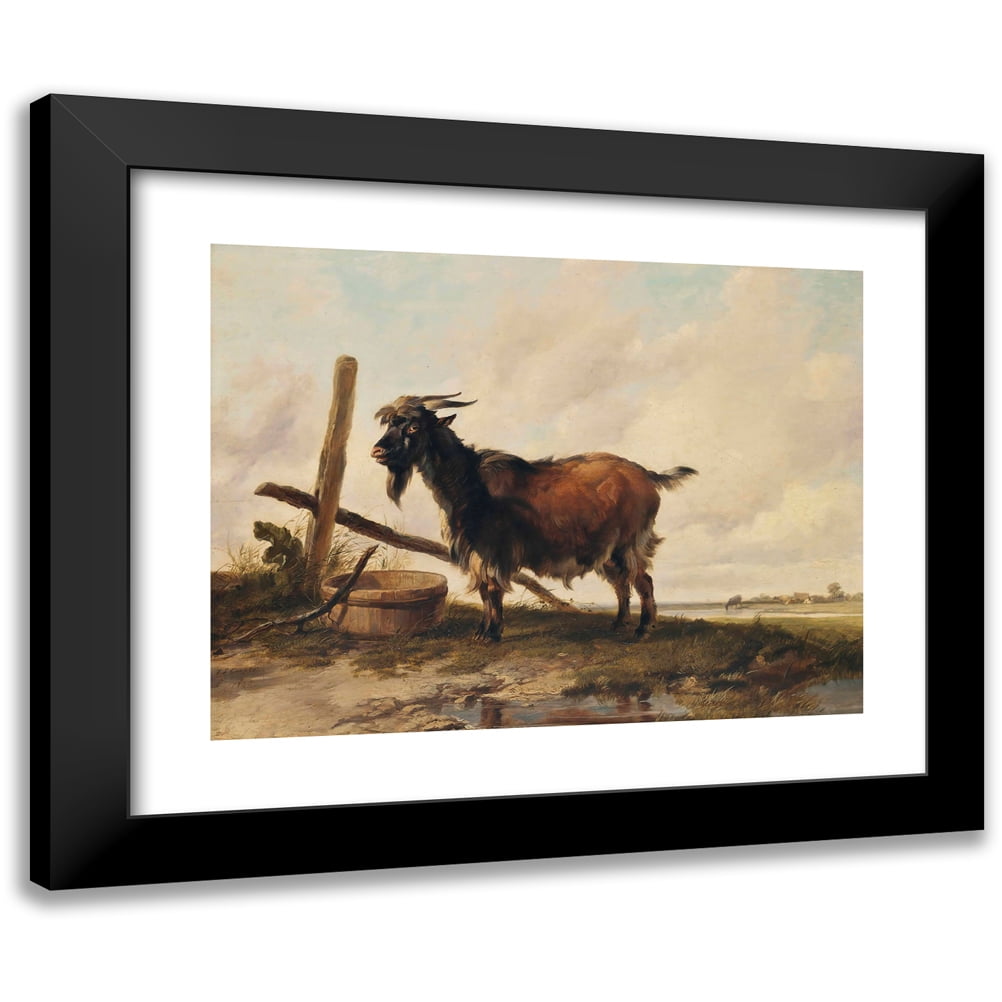 Thomas Sidney Cooper 24x19 Black Modern Framed Museum Art Print Titled ...