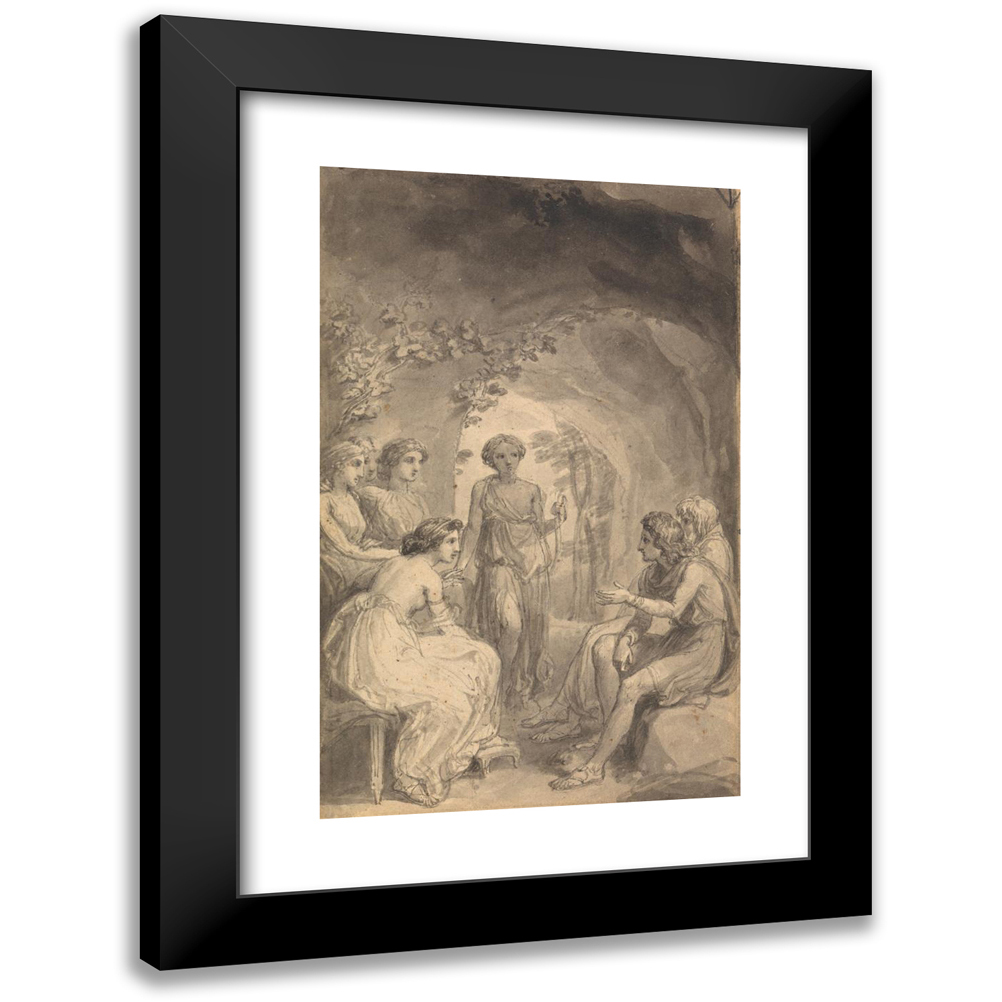 Thomas Stothard 11x14 Black Modern Framed Museum Art Print Titled - One ...