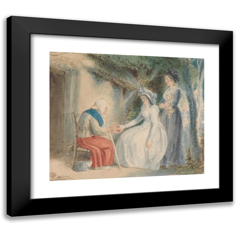 Thomas Stothard 14x12 Black Modern Framed Museum Art Print Titled - The ...