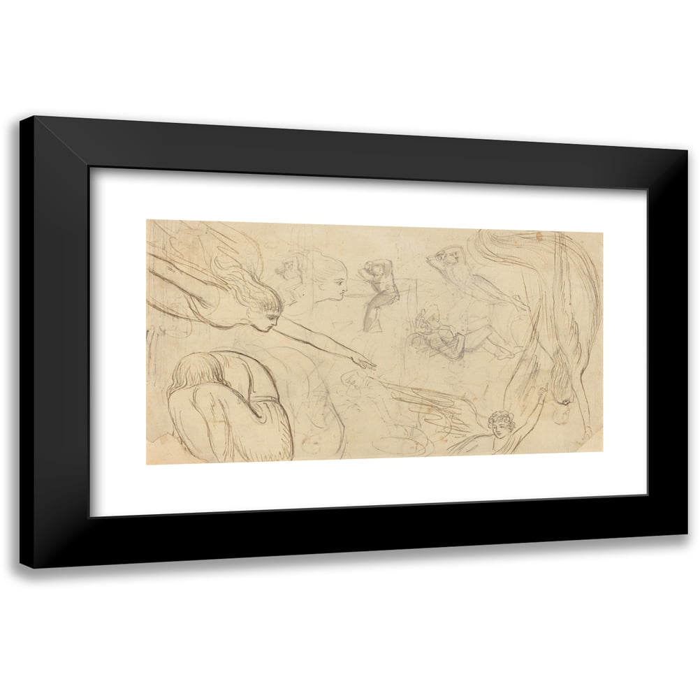 Thomas Stothard 14x9 Black Modern Framed Museum Art Print Titled ...