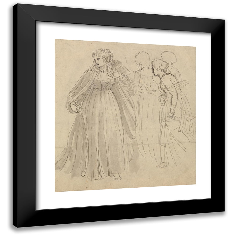 Thomas Stothard 15x16 Black Modern Framed Museum Art Print Titled ...