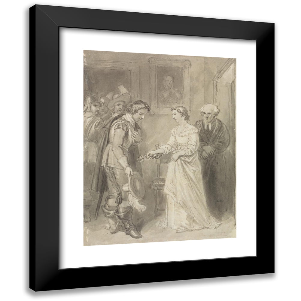 Thomas Stothard 15x18 Black Modern Framed Museum Art Print Titled - A ...