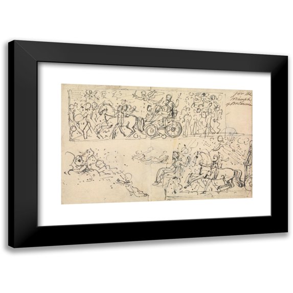 Thomas Stothard 18x13 Black Modern Framed Museum Art Print Titled - For ...