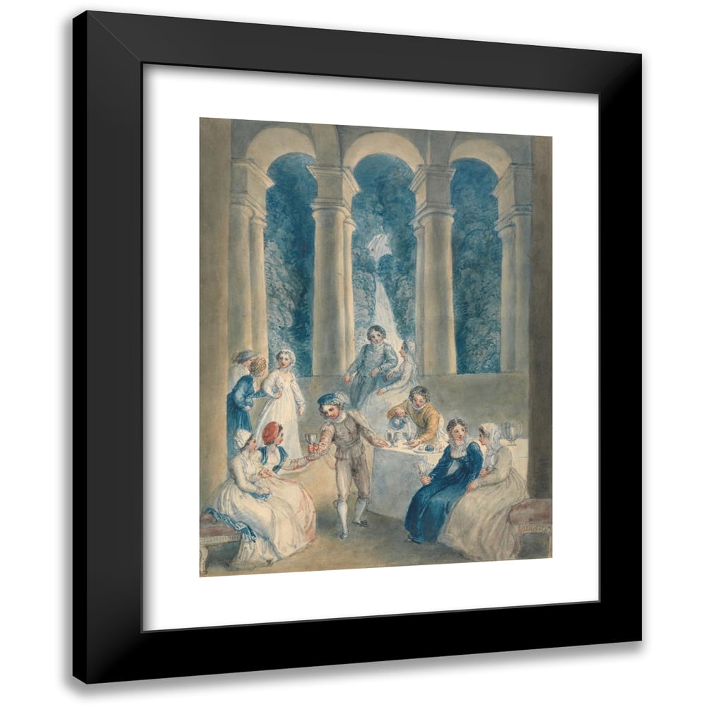 Thomas Stothard 19x24 Black Modern Framed Museum Art Print Titled - The ...